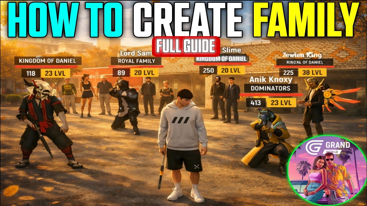 🔥 HOW to CREATE a FAMILY FAST! Full Step-by-Step Guide In Grand Mobile ...