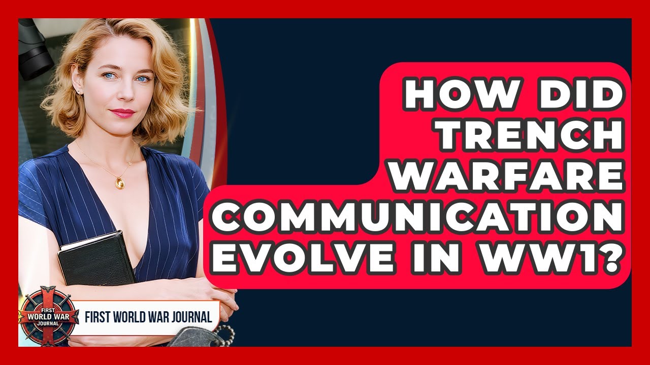 How Did Trench Warfare Communication Evolve In WW1? - First World War ...