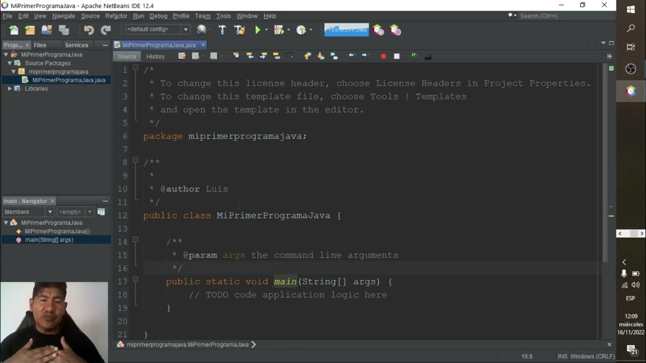 Primer proyecto Java: Hola mundo y convenciones de escritura - YouTube