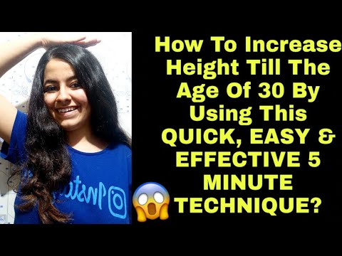 How To INCREASE HEIGHT Till The Age Of 30 By Using This Quick, Easy ...