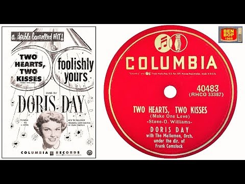 DORIS DAY with The Mellomen - Two Hearts, Two Kisses (Make One Love) / Foolishly Yours (1955)
