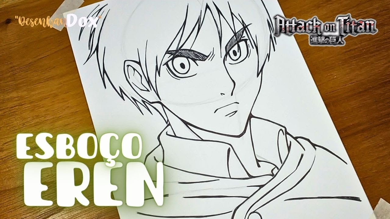 HOW TO DRAW - Eren Yeager / Eren Jaeger (Attack on Titan / Shingeki no ...