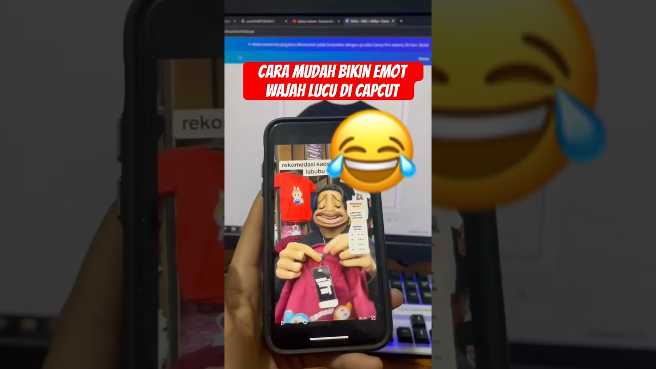 Cara Mudah edit Emot wajah Lucu #shortvideo #capcut #tutorial - YouTube