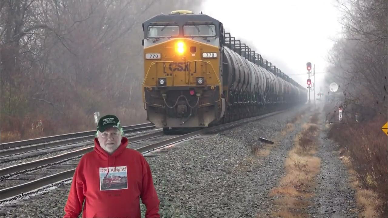 I Was Filming 2 Trains And This Happened! CSX Trains w DPU Alrights! Fast NS Train w NS + UP ...