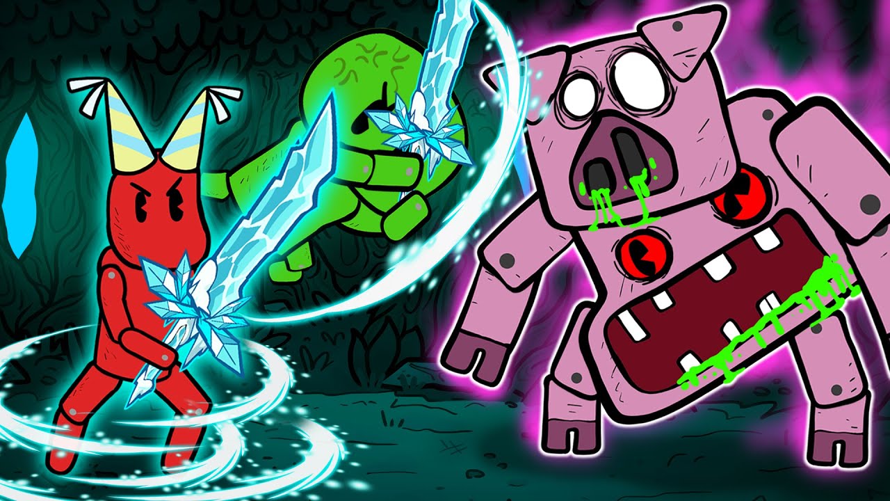 The Banban Puppet and Ice Sword VS CHEF PIGSTER | Swap FNF - YouTube