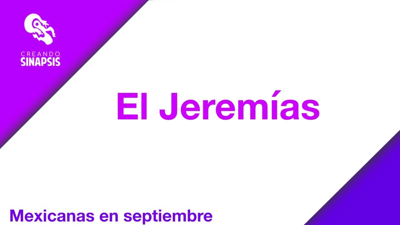 El Jeremías Trailer | Cine Club Creando Sinapsis. - YouTube