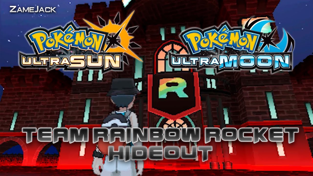 Pokémon Ultra Sun/Moon: Team Rainbow Rocket Hideout (Unofficial) - YouTube