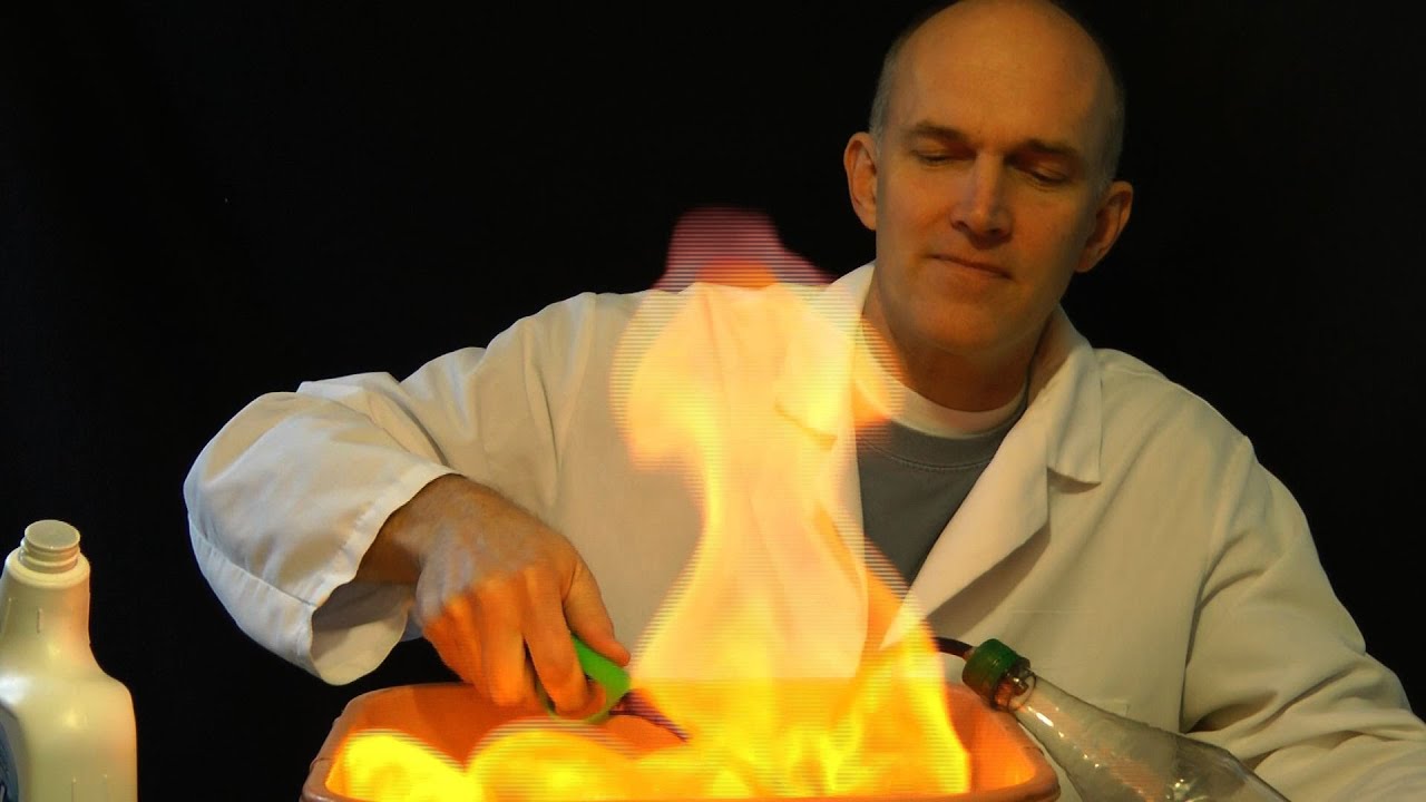 Fire Balls - aluminum + hydrochloric acid - YouTube