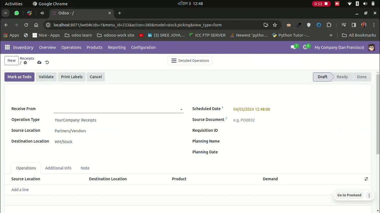 Material Requisition Module - Odoo Module by Metamorphosis Ltd. - YouTube