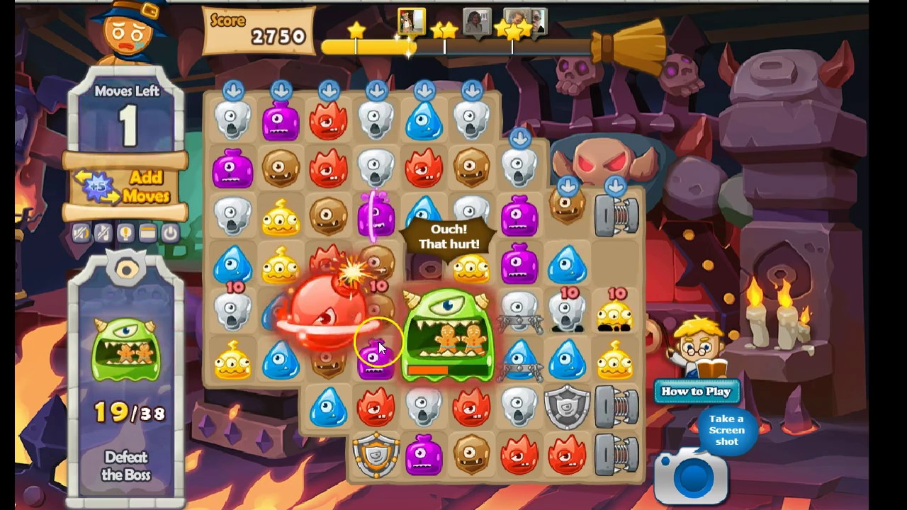 Monster Busters Level 2861 - YouTube