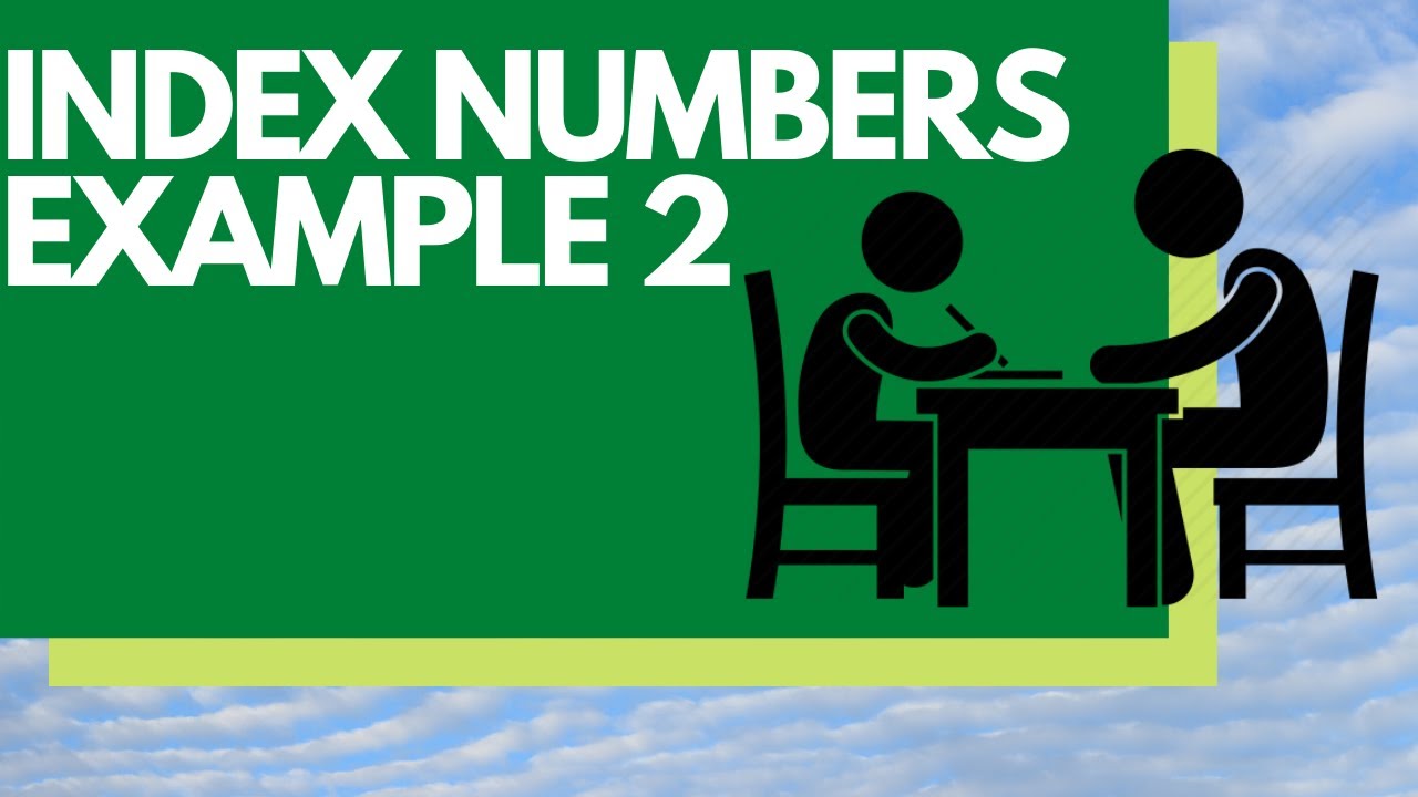 How to Solve Index Numbers Add Maths Long Question SPM Example 2 - YouTube