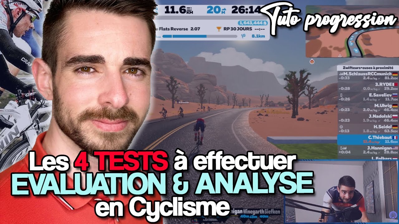 COMMENT S'AUTO-EVALUER EN CYCLISME ? Les 4 Tests & Analyse (Vélocité ...