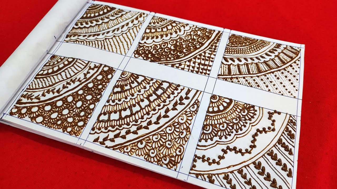 Mehendi tutorial🌿|| Mehendi filling for back &front hand ||Very easy ...