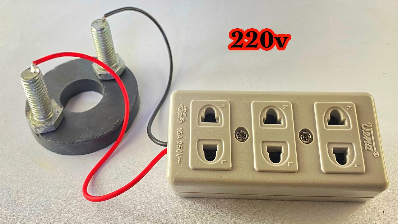 Awesome Making Free Electricity Energy With Big Bolts #engineering # ...