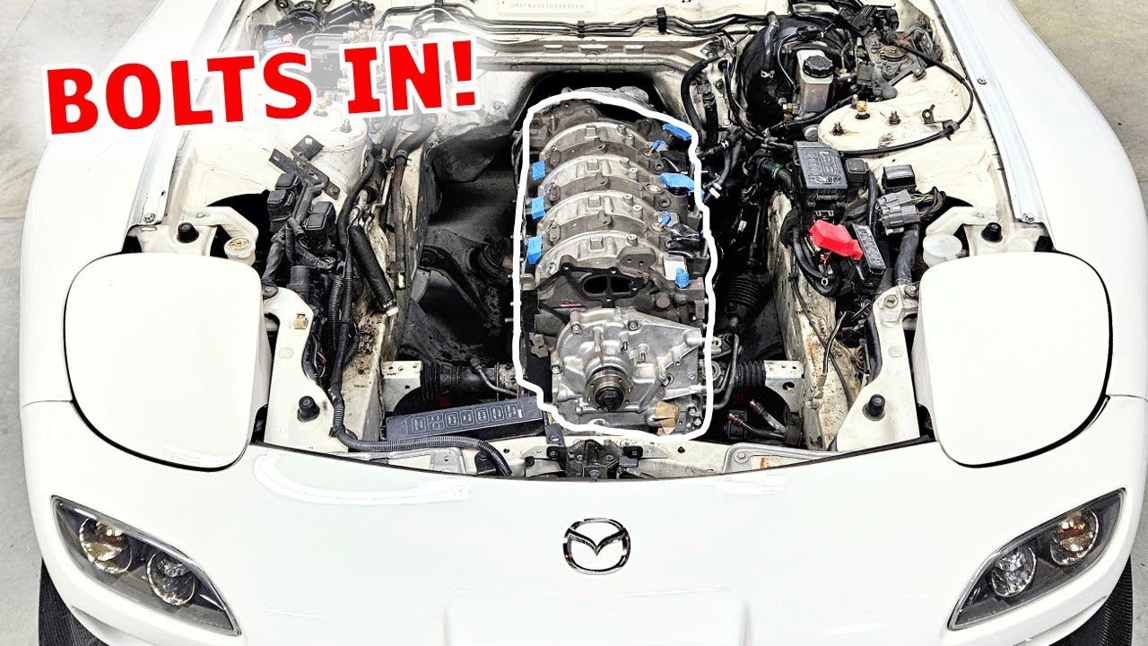 Putting a 4 Rotor in an FD RX-7 is Easier Than I Thought - YouTube