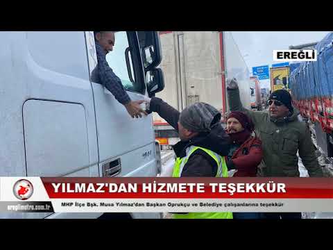 Yılmaz’dan Başkan Oprukçu ve Belediye çalışanlarına teşekkür