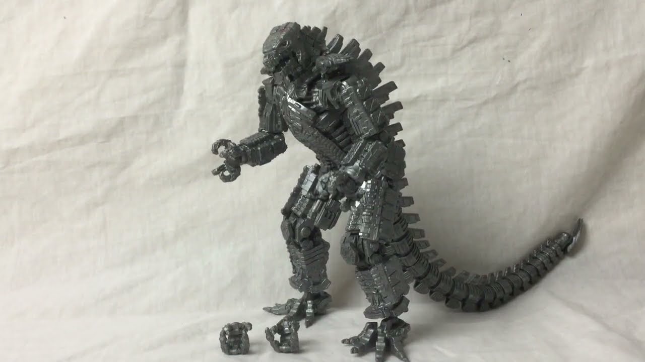 bootleg sh monsterarts Mechagodzilla 2021 figure review - YouTube