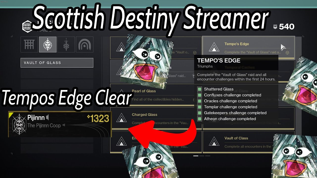 Scottish Streamer Vs Vault of Glass w/ Tempo's Edge - YouTube