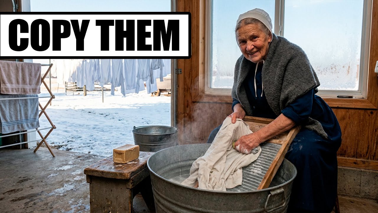 How Amish Wash Clothes Without Cleaning Chemicals - YouTube
