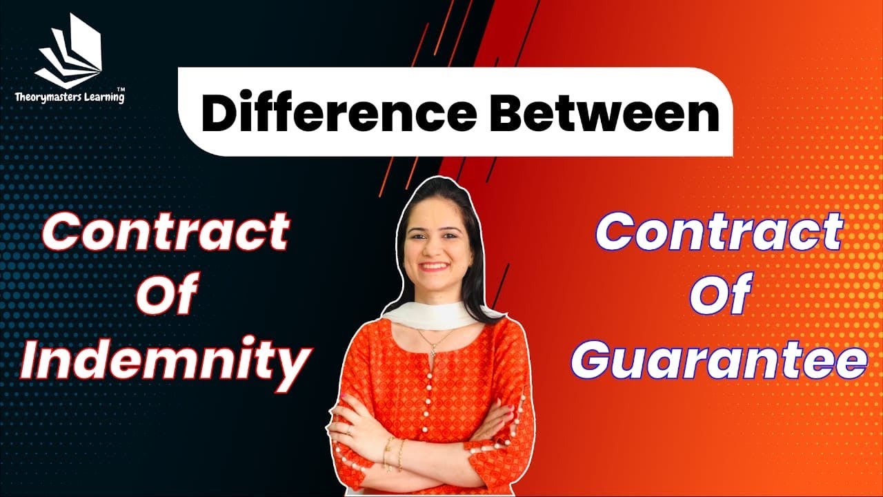 Difference Between Contract Of Indemnity And Contract Of Guarantee Difference Between Contract Of Indemnity And Contract Of Guarantee