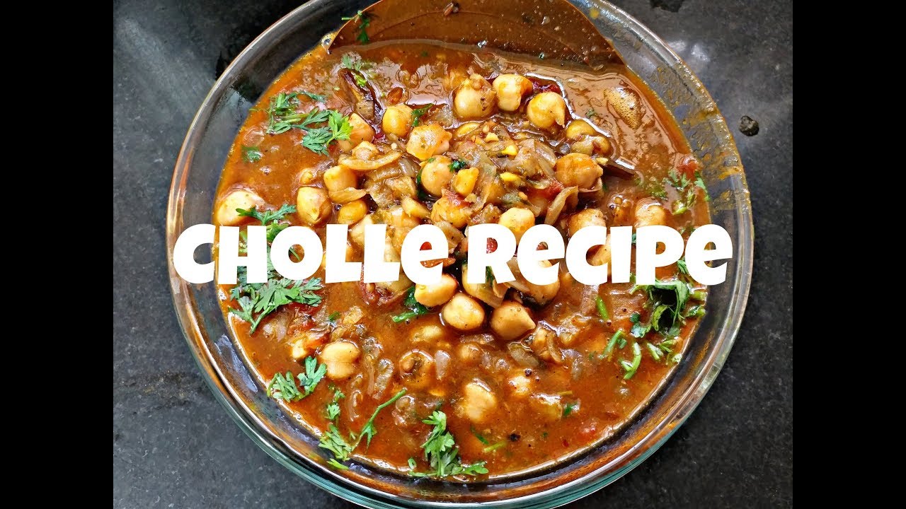 How to make cholle/Cholle Recpie, cholle masala, punjabi cholle ...