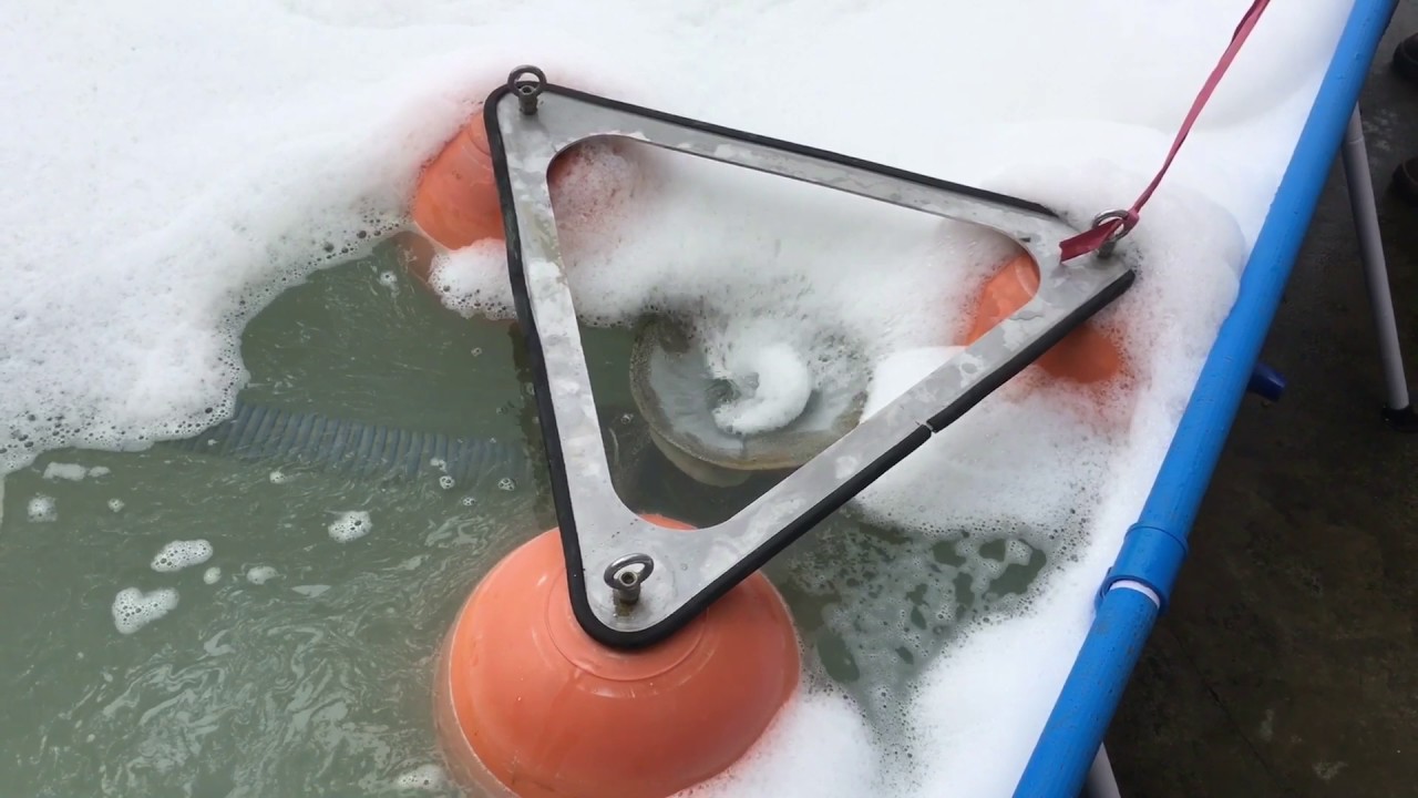 浮油機Floating scum pump浮動式浮油回收泵RPH-206 - YouTube