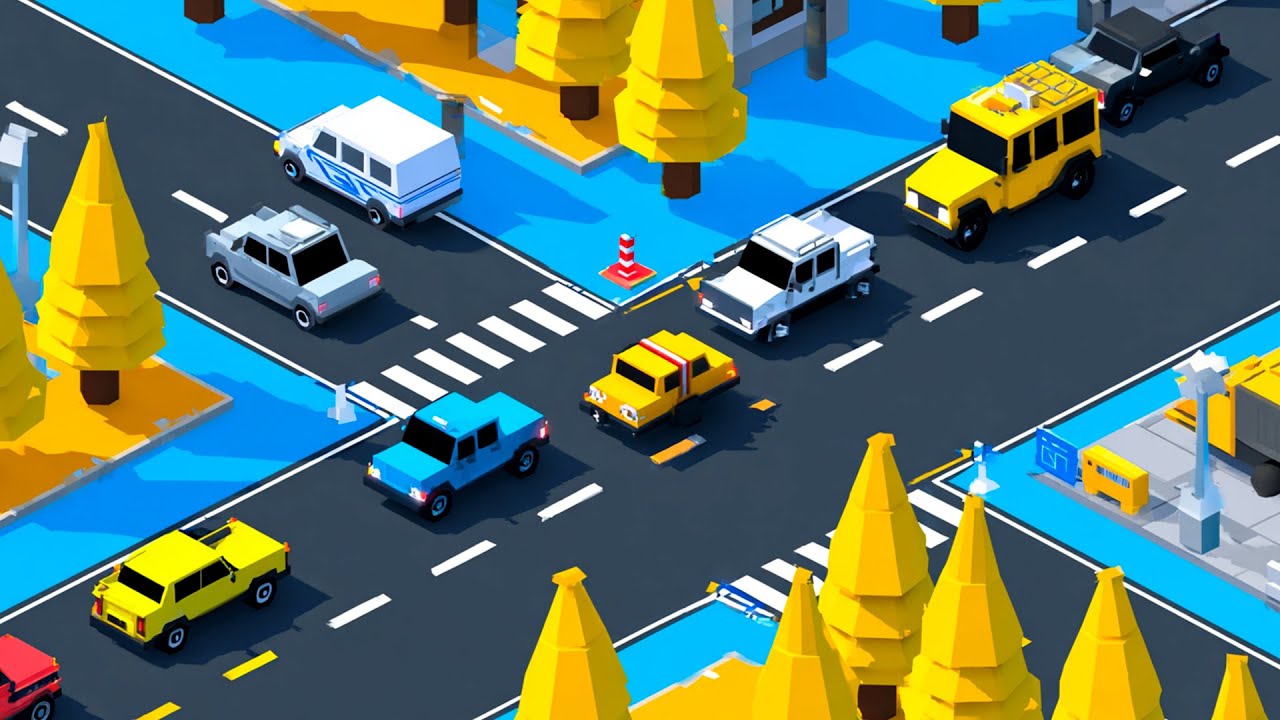 Traffic Run - Gameplay Walkthrough - All Levels (IOS, Android) - YouTube