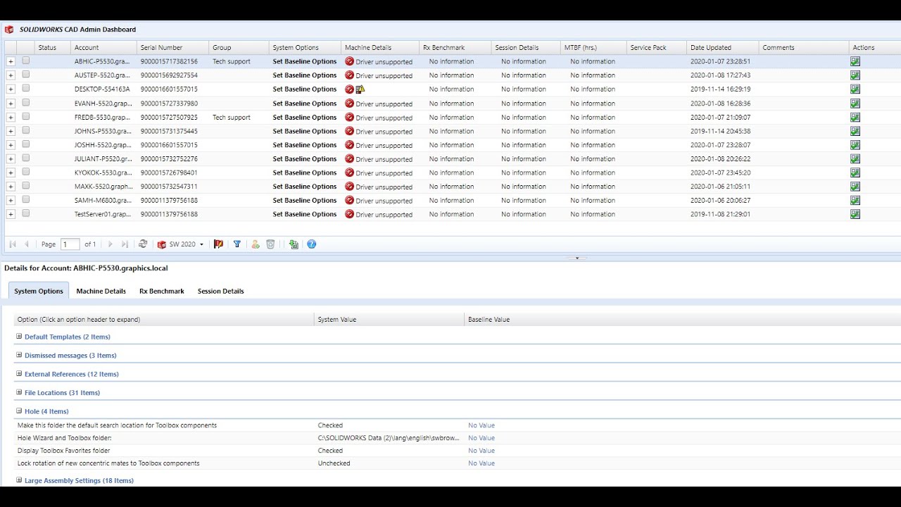 SOLIDWORKS Tech Tip: Navigate Your CAD Admin Dashboard - YouTube
