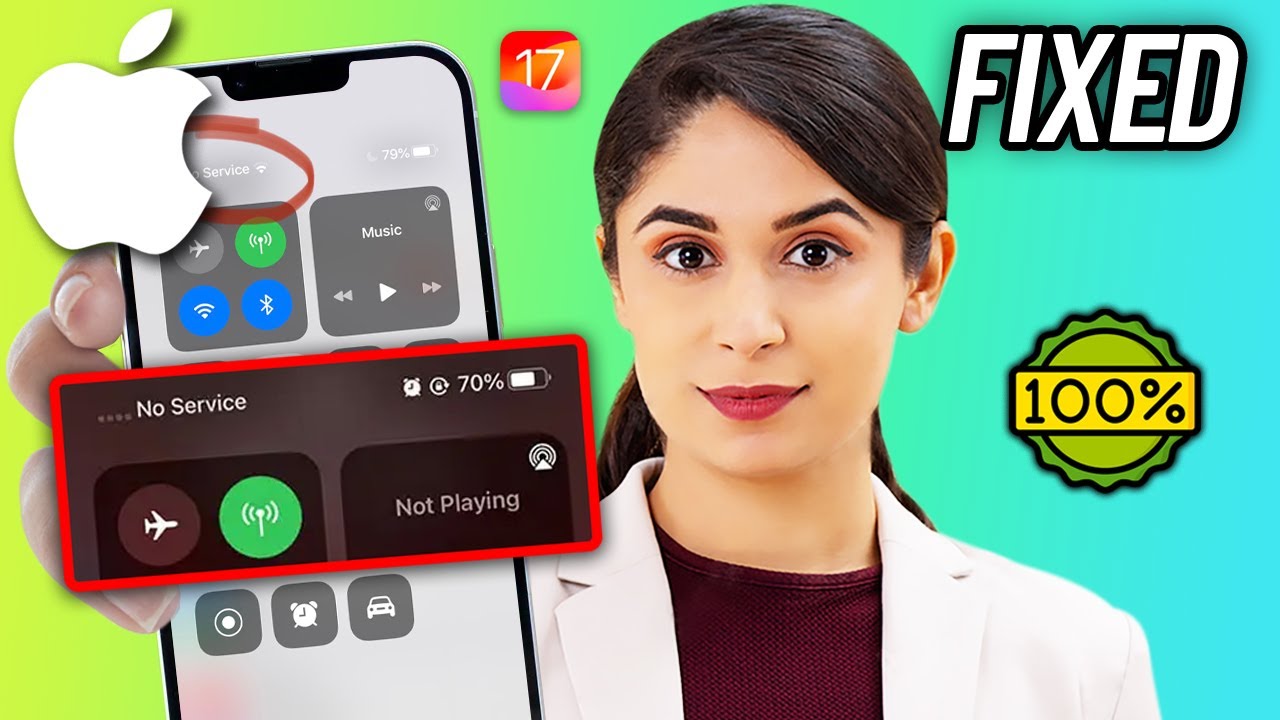 Fix the iPhone 'No Service' Error Running iOS 16/17 [ 2024 ] Solve iPhone SIM Network Issue ...