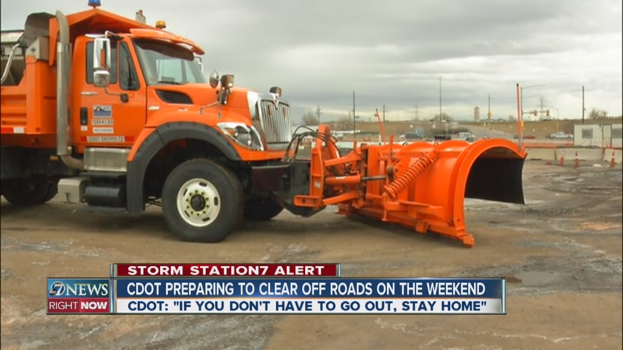 CDOT preps to clear off roads ahead of storm - YouTube