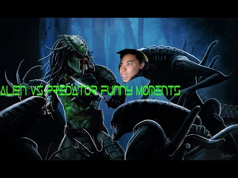 Alien Vs Predator Funny Moments - YouTube