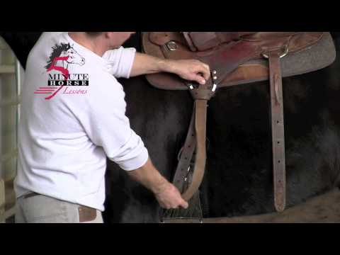 Western Cinch: Tying the Texas T Latigo Knot - YouTube
