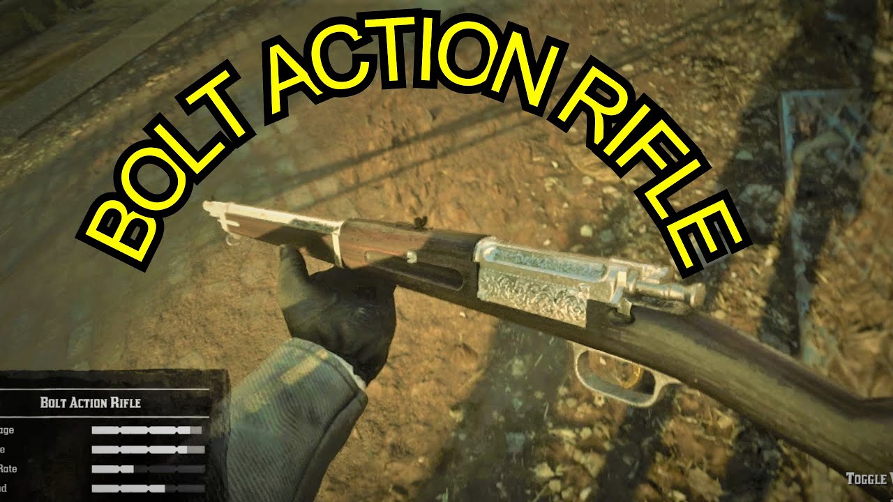 (Krag-Jorgensen Model 1898) BOLT ACTION RIFLE || Red Dead Redemption 2 ...