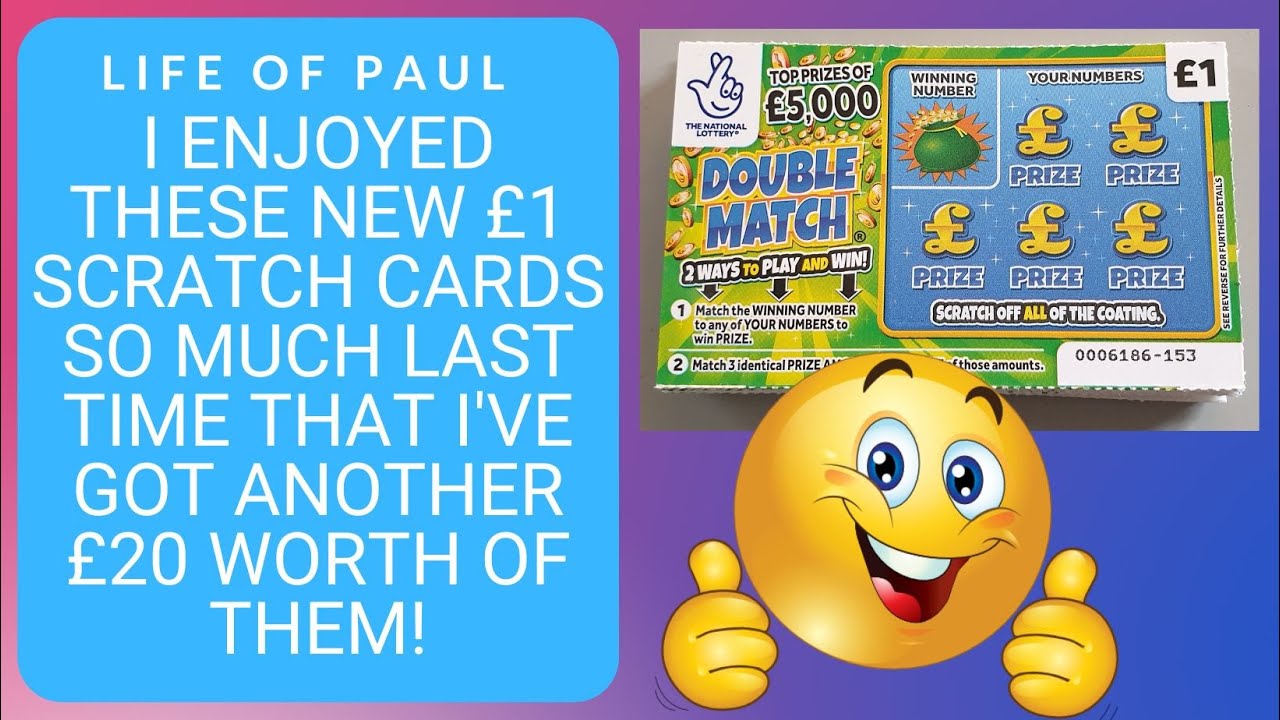 Brand new £1 scratch tickets from the national lottery. 20 of the new ...