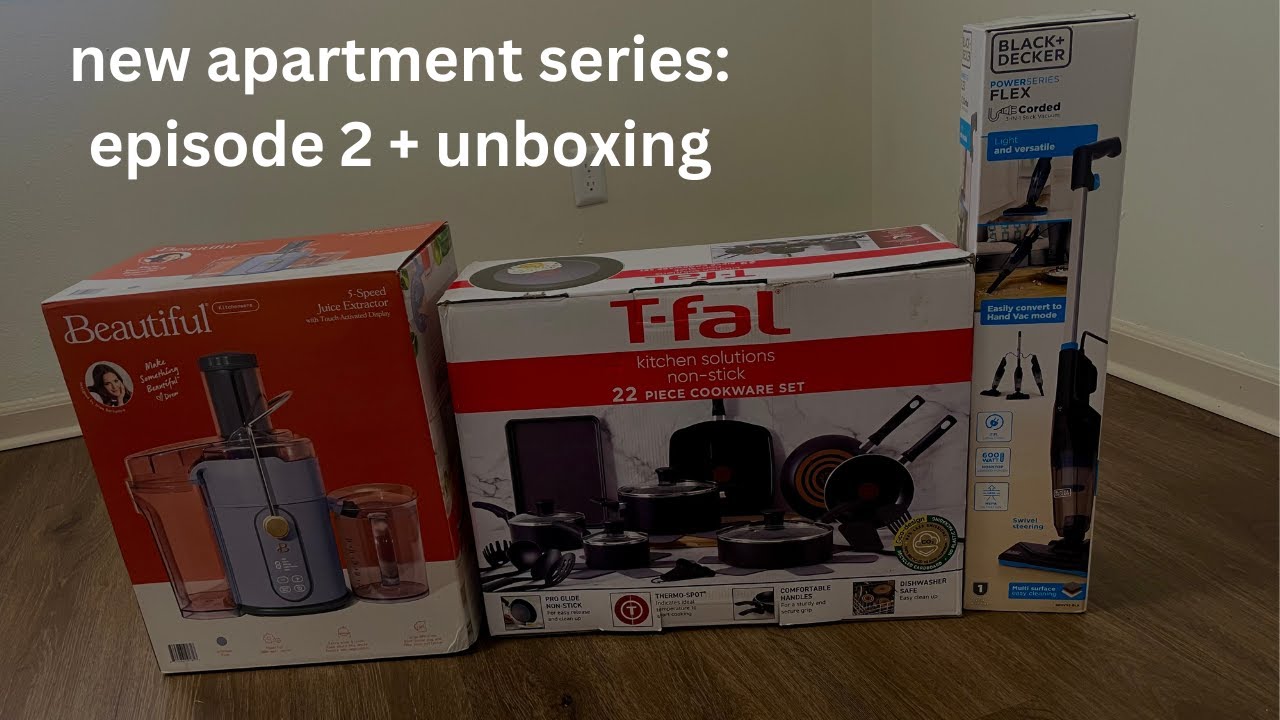 new apartment series: episode 2 + unboxing - YouTube