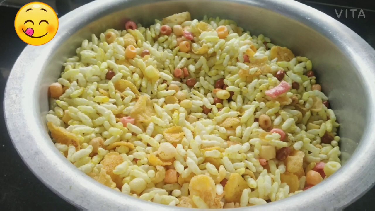 Murmura Chivda recipe|Crispy light snacks Recipe|Puffed rice Chivda in ...