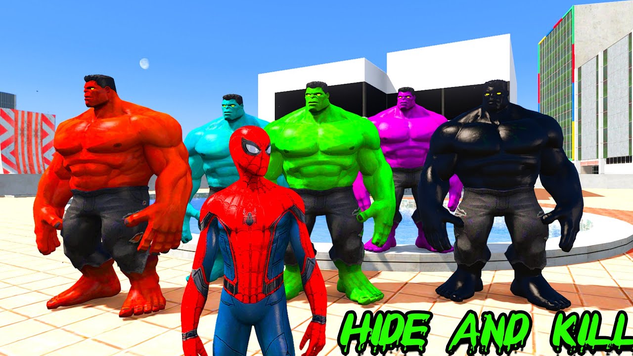 Play Hide And Kill With Hulk - YouTube