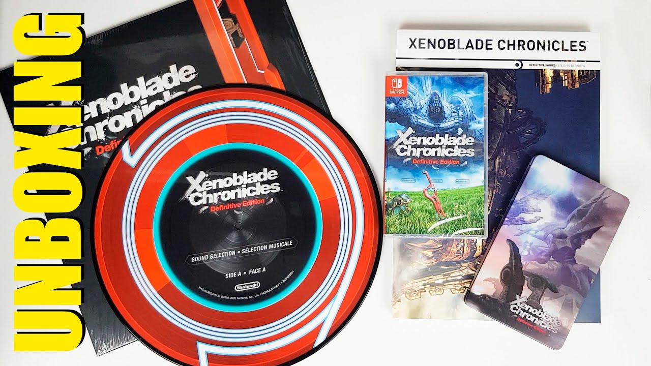 XENOBLADE CHRONICLES DEFINITIVE EDITION COLLECTOR'S SET // UNBOXING ...