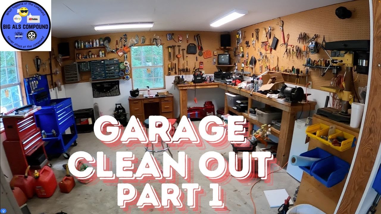 GARAGE CLEAN OUT PART 1 - YouTube