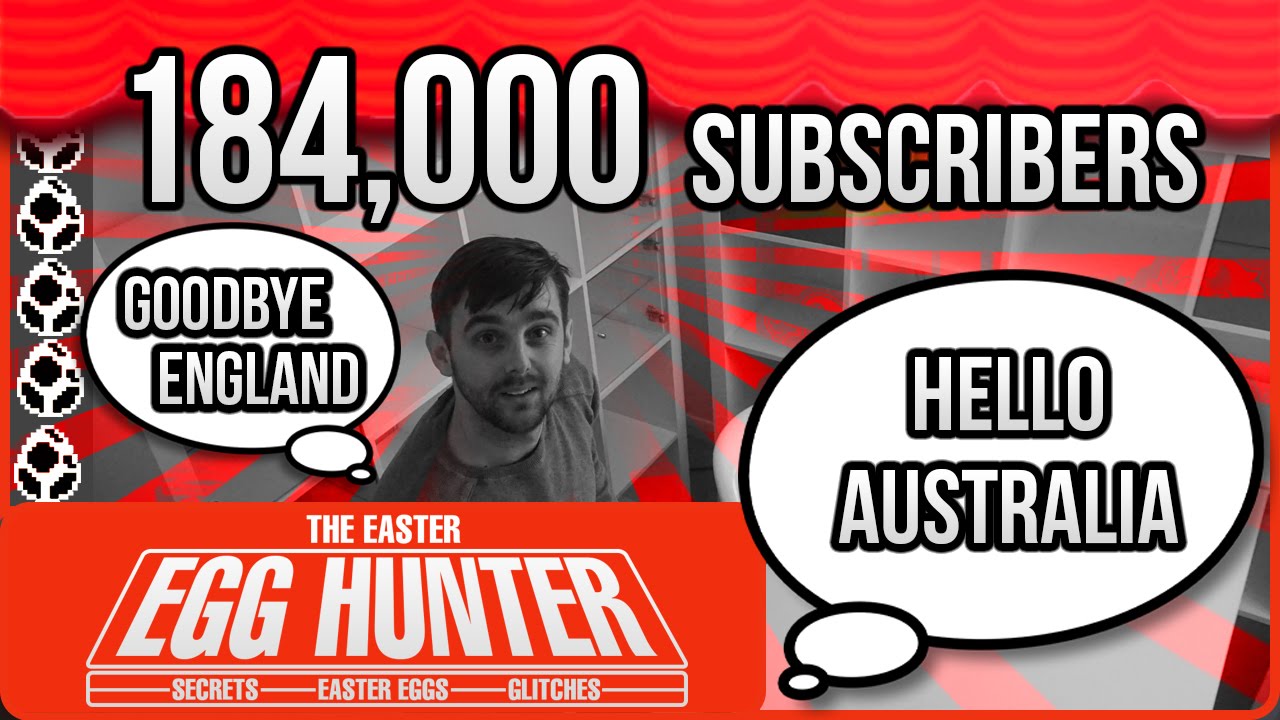 184,000 Subs Goodbye England! Hello Australia - The Easter Egg Hunter ...