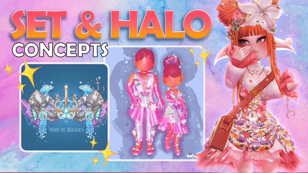 NEW ROYALE HIGH SETS & HALOS CONCEPTS! 🏰 Royale High Tea - YouTube