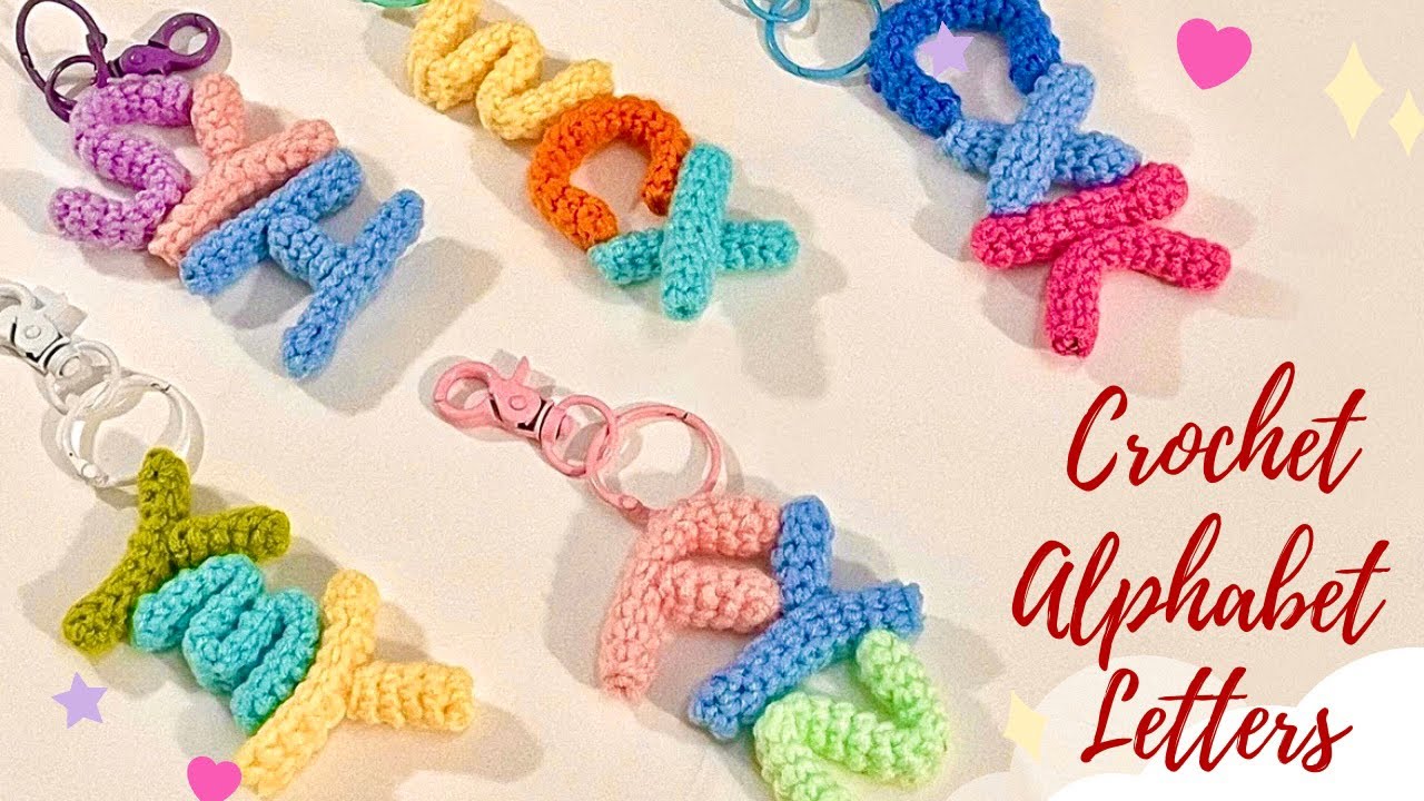 Crochet Alphabet Letters | Móc Bảng Chữ Cái | Xuxu Crochet - YouTube