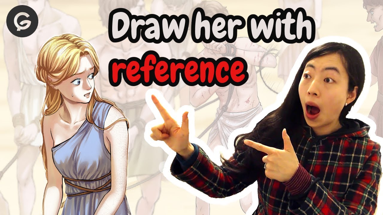 How to use reference when you do manga illustrations. Real case study ...
