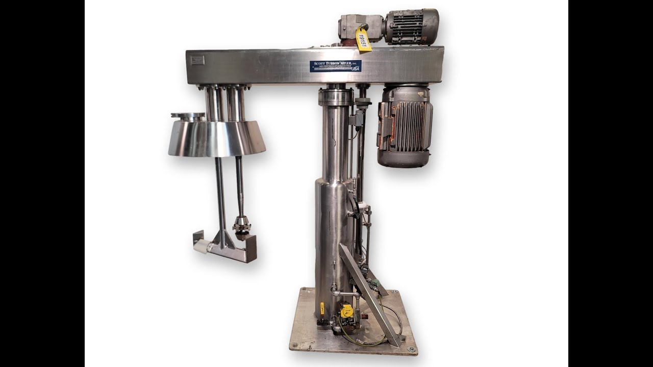 Used 20HP Scott Turbon Batch Mixer Hi Shear Disperser Emulsifying Model ...