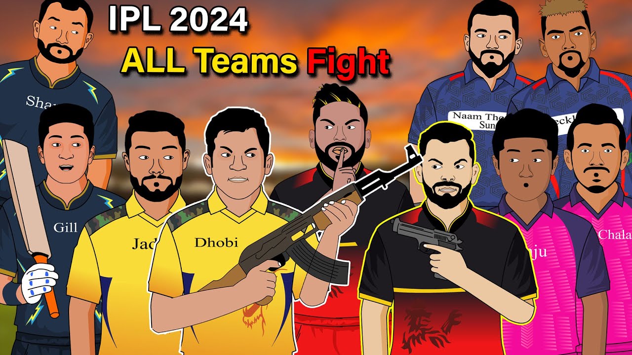 IPL 2024 ALL TEAMS FIGHT - YouTube