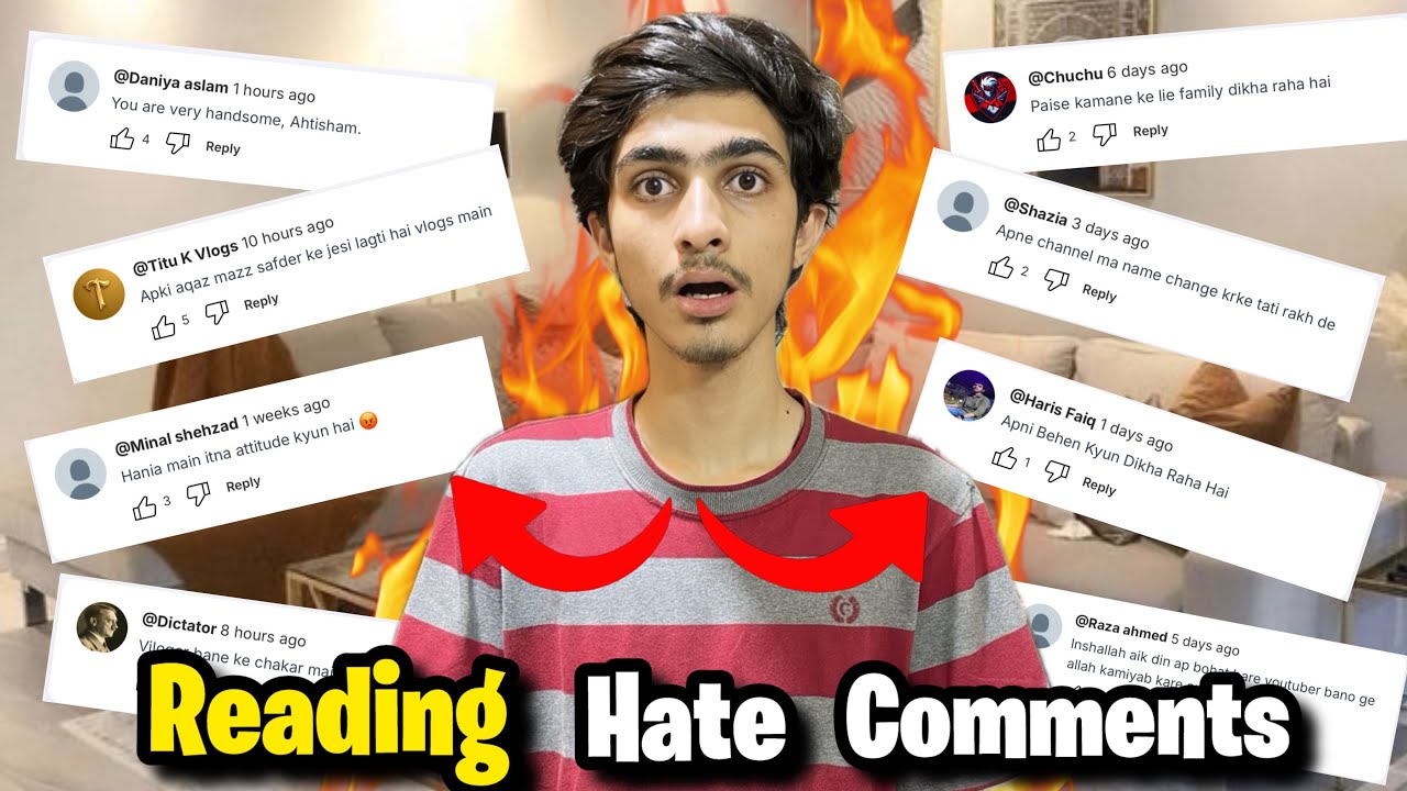 Reading Hate Comments 😤 | Replying to My Haters💀 - YouTube