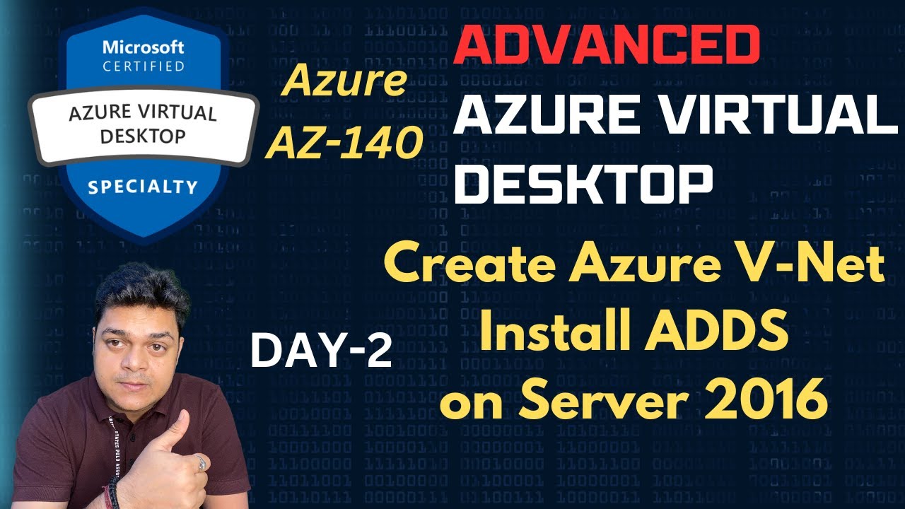 Configure Azure V-Net and Domain in Server 2016 for AVD host pool ...