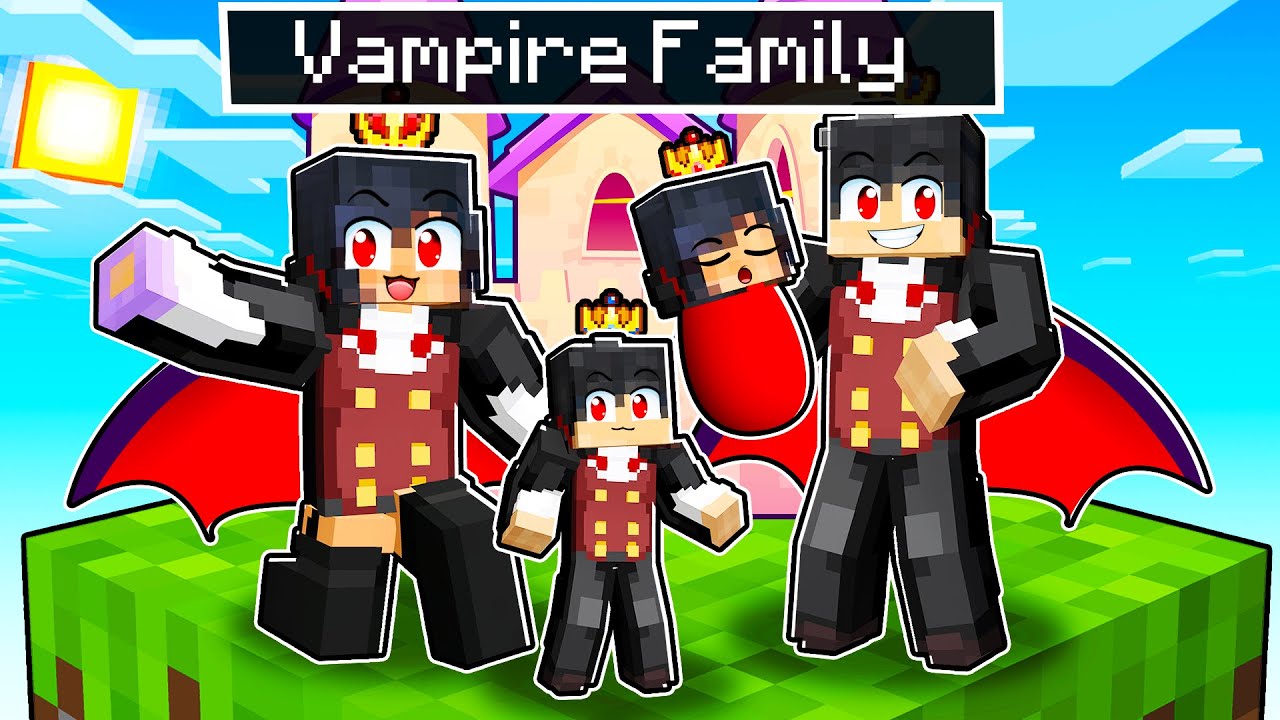 APHMAU Having A ROYAL VAMPIRE FAMILY in Minecraft! - Parody Story(Ein ...
