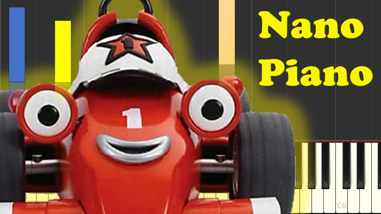 Roary The Racing Car Theme Song Piano Tutorial EASY - YouTube