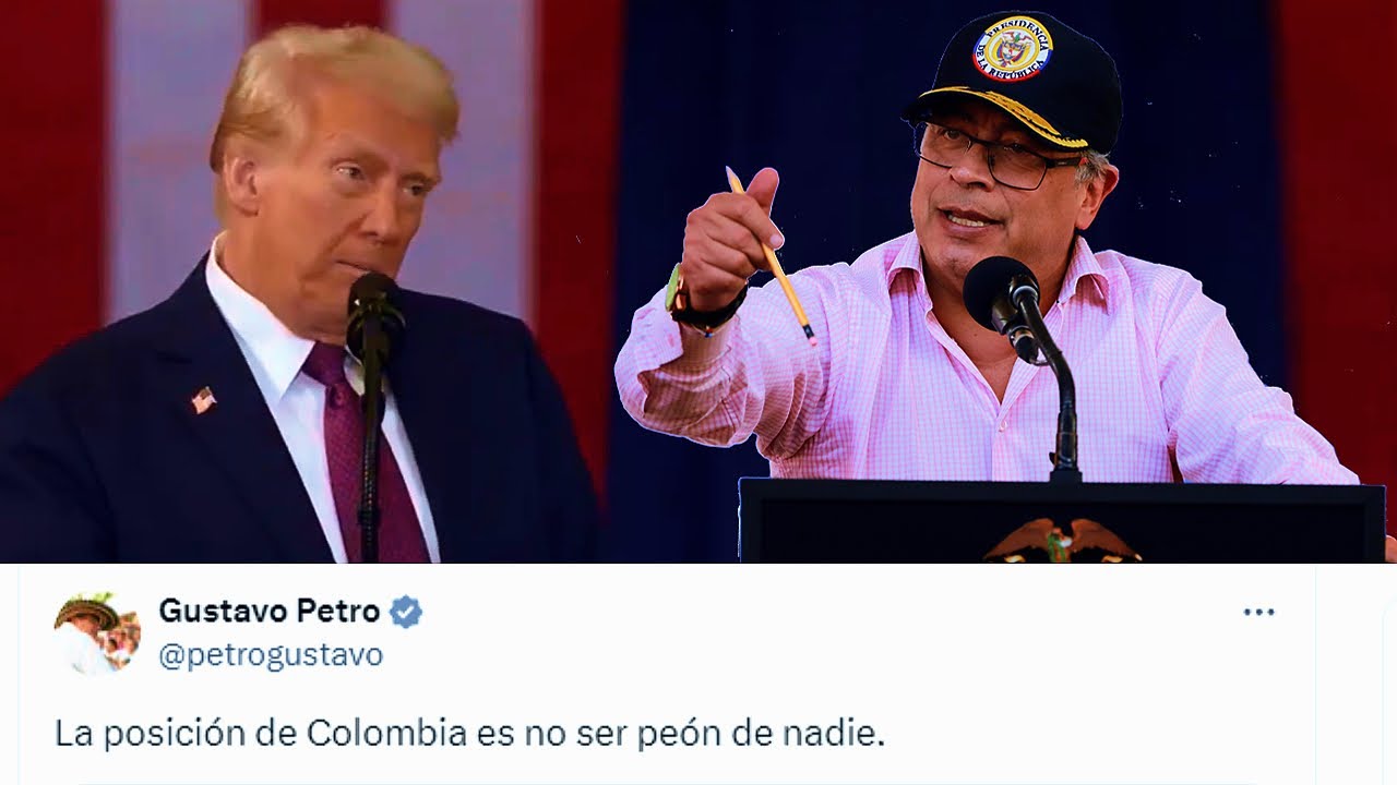 🛑🎥 Petro desafía a Trump: "Colombia no será peón de nadie" 👇 - YouTube